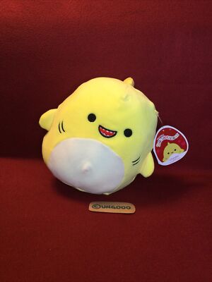 Yay! 8” CHANDLER Yellow Smiling SHARK Squishmallow Sealife 2022 NWT ...