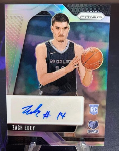 2024-25 Panini Prizm Zach Edey RC Rookie Silver Auto | eBay
