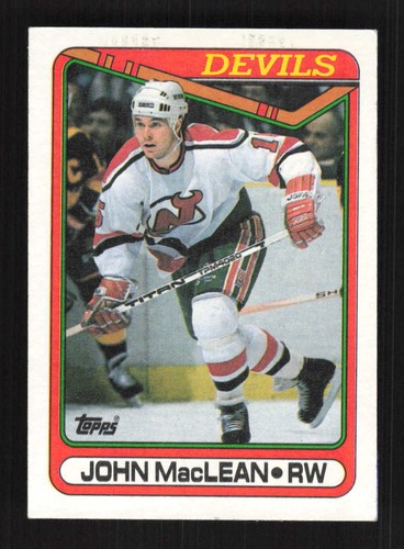 John MacLean 1990 Topps New Jersey Devils #224 | eBay