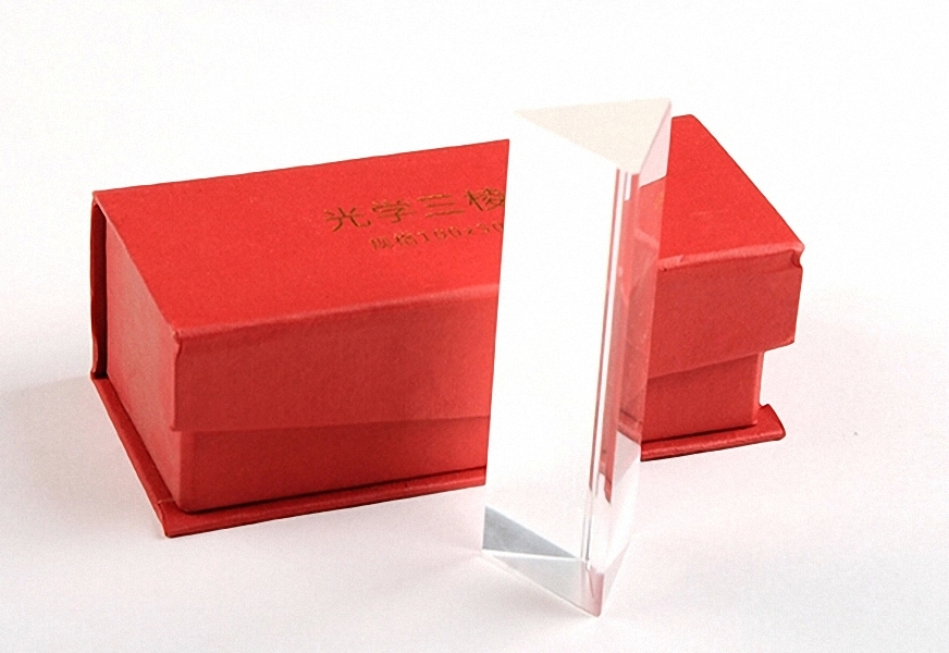 4" Optical Glass Triple Triangular Prism Physics Teaching Light ...