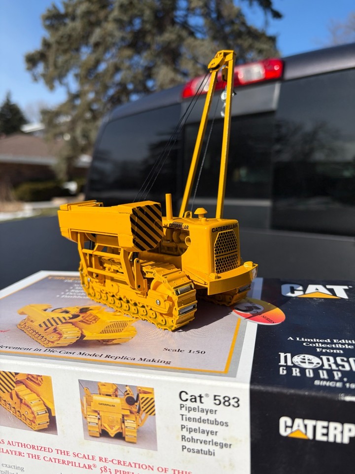 Caterpillar Cat 583 Pipelayer - Conrad 1:50 Scale Diecast Model #2875 ...