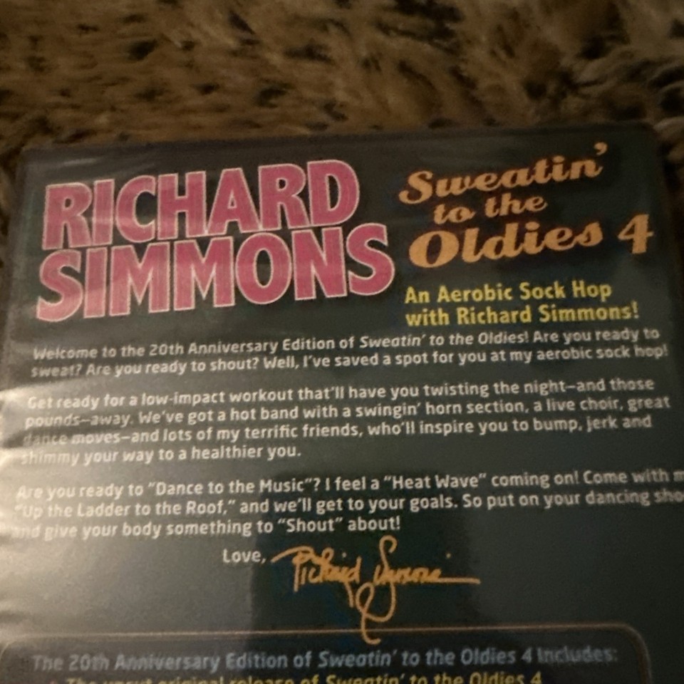 Richard Simmons Sweatin to the Oldies 4 DVD (BRAND NEW, SEALED) 20th ...