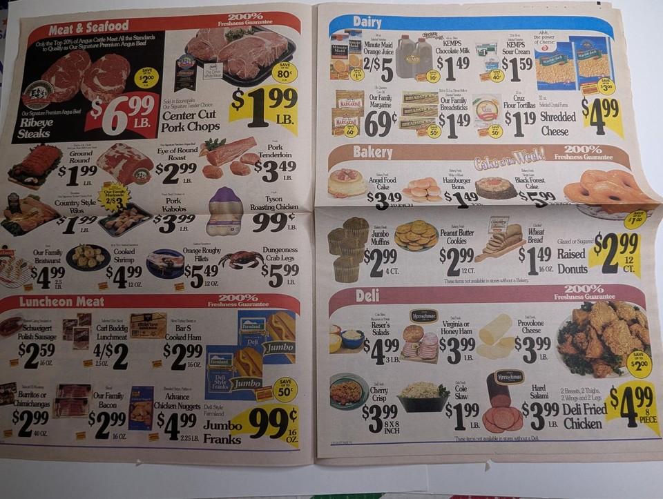 c2003 Econofoods Grocery Store Newspaper Ad Flyer Sweet Corn Coca-Cola ...
