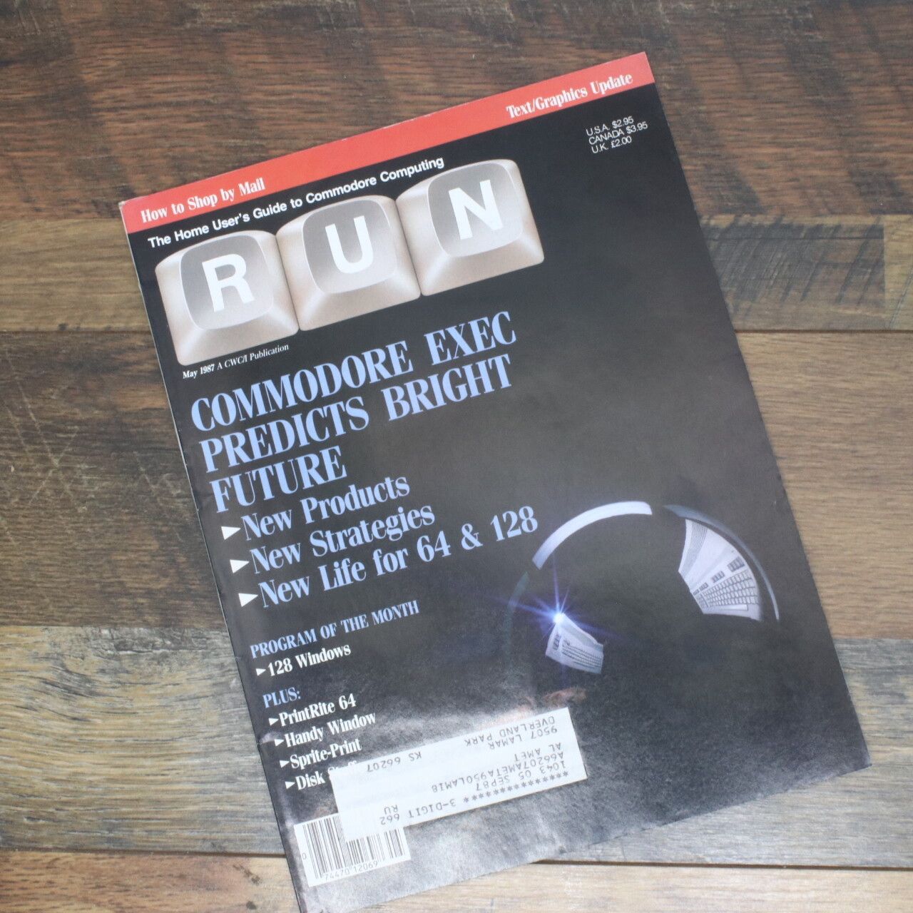 RUN: Commodore 64 Magazine [May:1987] 128 WIndows | eBay