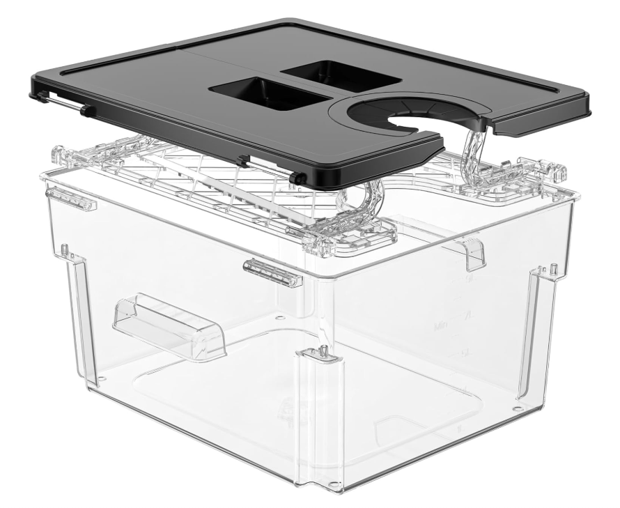 Sous Vide Container with Lid and Rack Sous Vide Containers Sous Vide ...