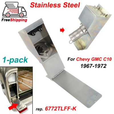 For Chevy GMC truck In bed Fuel Filler C10 1967-72 Gas Door Cap ...