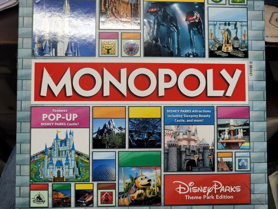 Lot 60 Cards 2020 Disney Parks Theme Edition Monopoly Titles & Fantasy ...