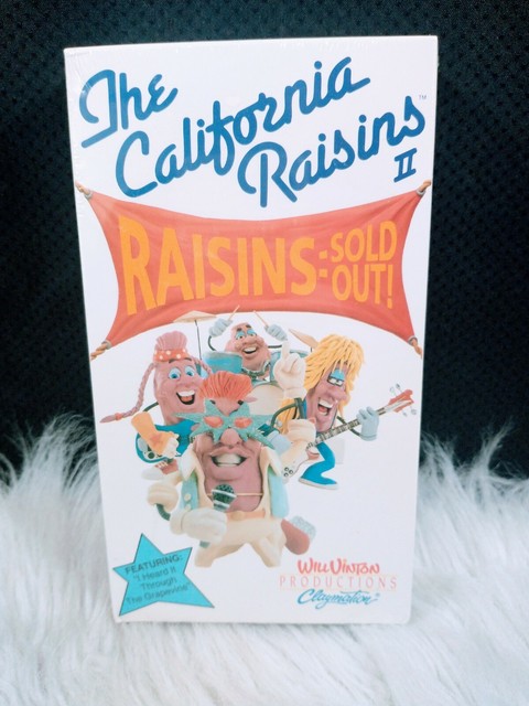 California Raisins 2, The - Raisins: Sold Out (VHS, 1990) for sale ...