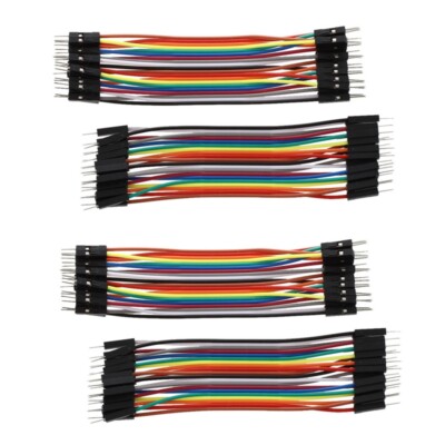 80pcs 10cm Breadboard Connectors Wire Bridges Male to Male We K3B5- | eBay
