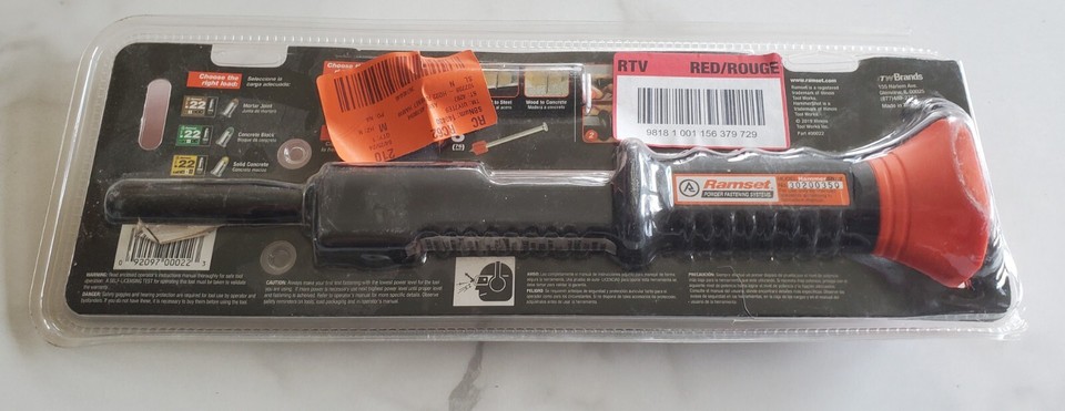 Ramset HammerShot 0.22 Caliber Single Shot Tool 00022 791380895071 | eBay