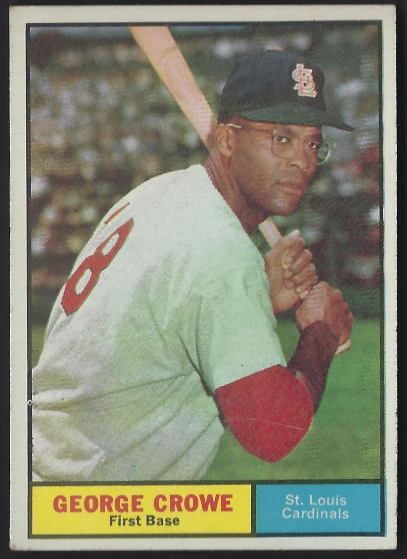 1961 Topps George Crowe ** St. Louis Cardinals #52 | eBay