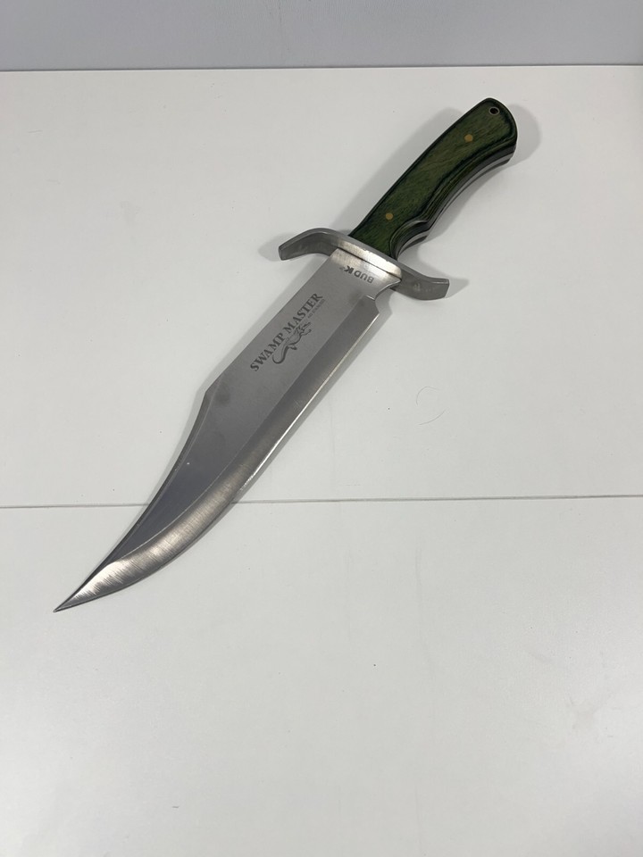 BUDK Swamp Master Knife, BK1558, Bowie Hunting with Nylon Sheath | eBay