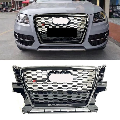 For Audi Q5 2009-2012 RSQ5 Style Black Honeycomb Front bumper Grille | eBay