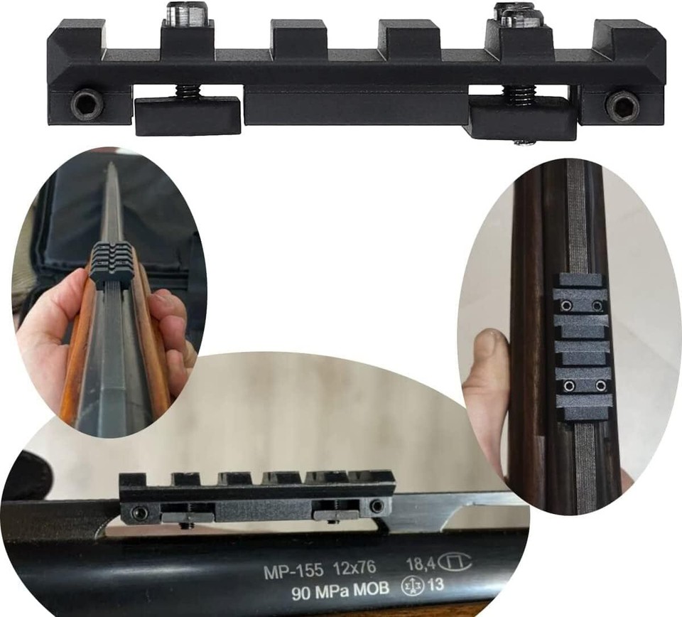 Picatinny Ventilated Rib Rail Scope Mount forIZH-27 MR-153/155 MP-233 ...