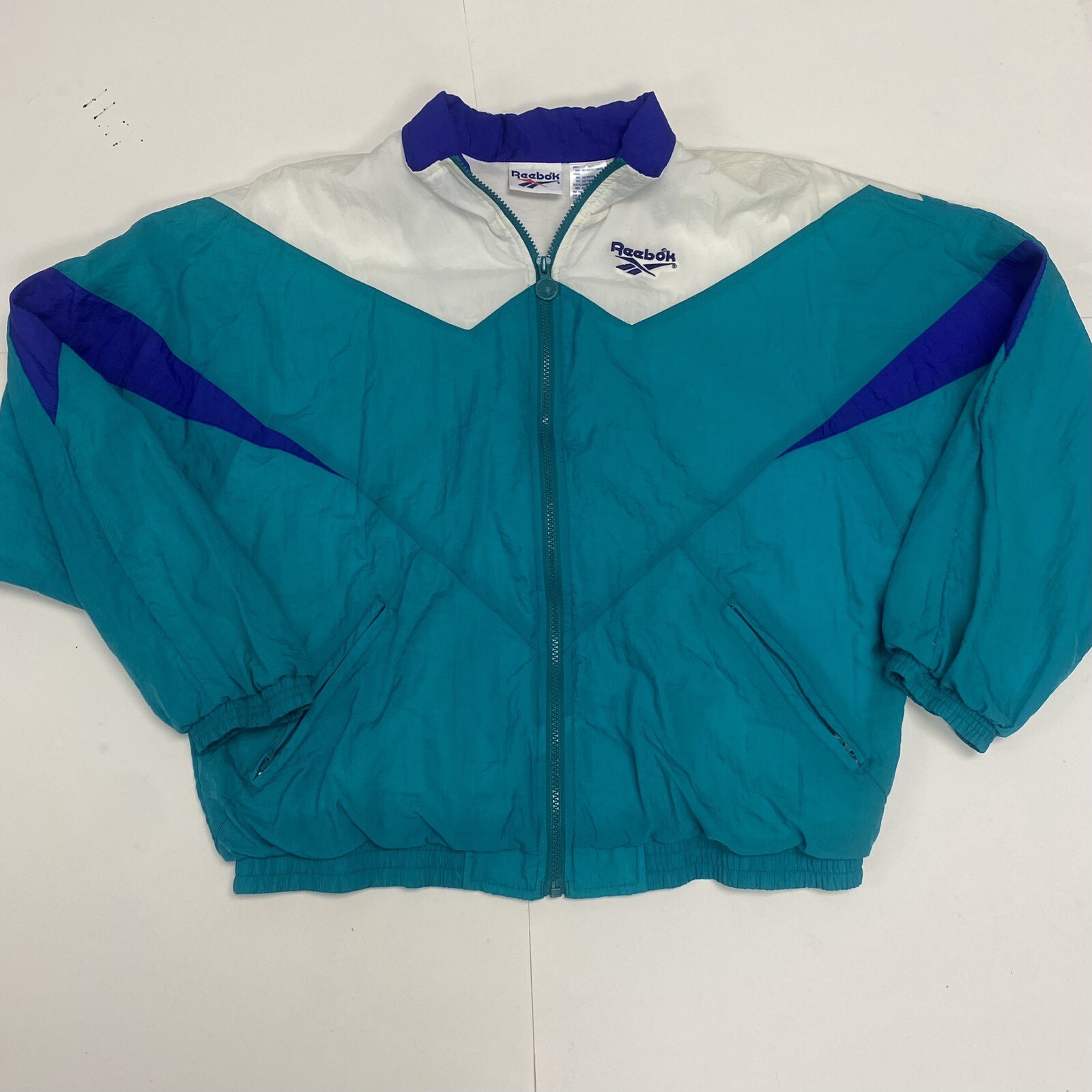 90’s Reebok Colorblock Windbreaker - Gem