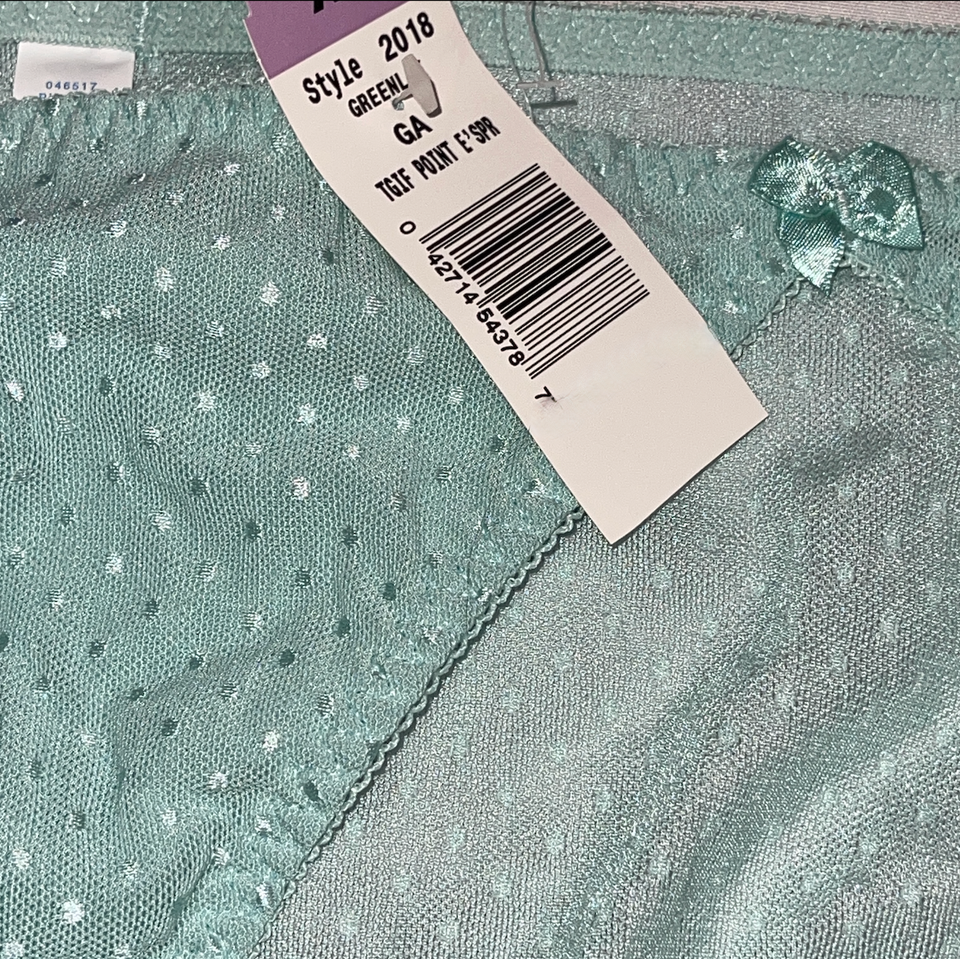Playtex Thank Goodness It Fits! Sheer XL Y2K Hi-Cut Bikini Panty ...