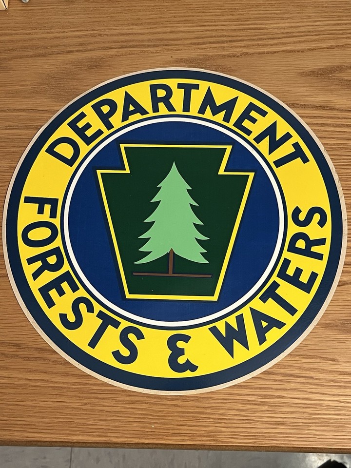 VINTAGE LOT OF PENNSYLVANIA FORESTRY PATCHES DCNR, LARGE DECAL, YOUTH ...