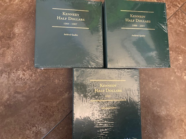LITTLETON KENNEDY HALF DOLLARS ARCHIVAL QUALITY COIN BOOK ALBUM NEW ...