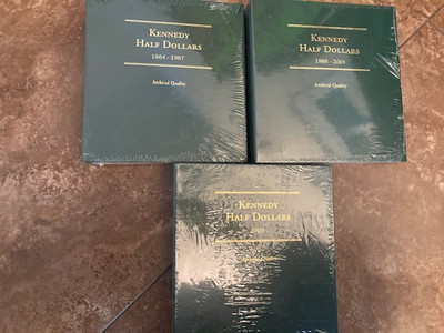 LITTLETON KENNEDY HALF DOLLARS ARCHIVAL QUALITY COIN BOOK ALBUM NEW ...