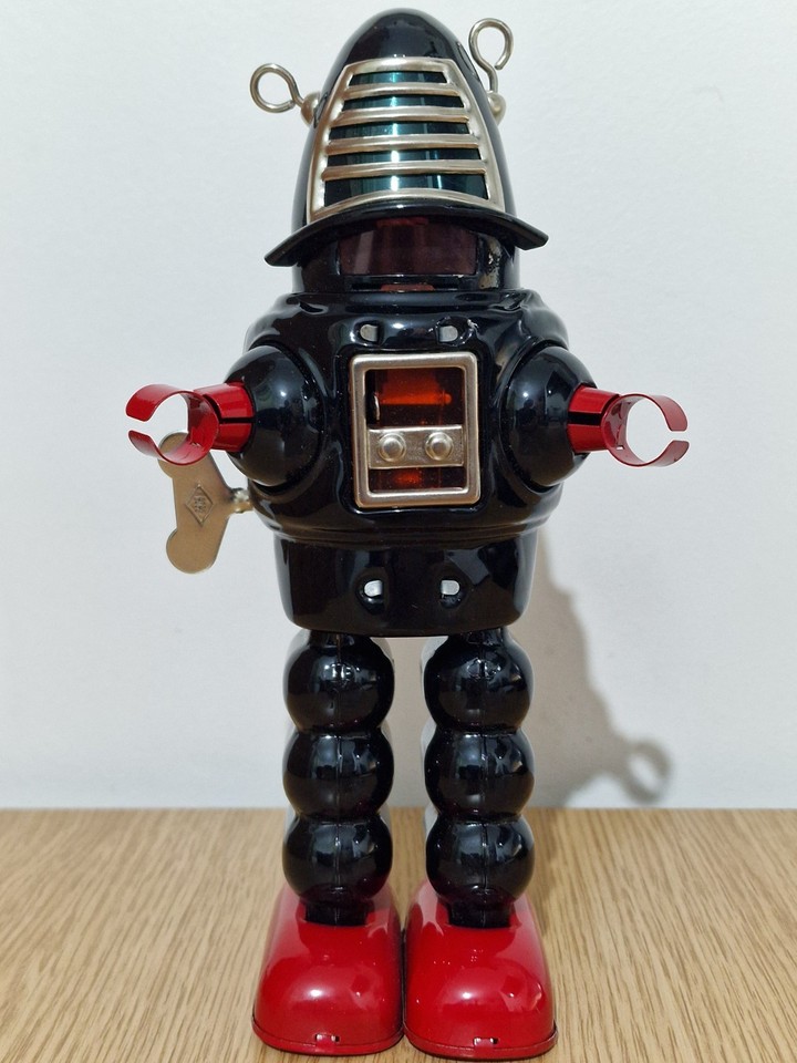 Vintage Wind Up Robot Mechanical Planet Robot Collectors Toy By Ha Ha ...