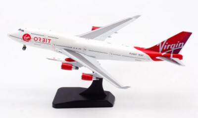 JC Wings Virgin Airlines FOR BOEING B747-400 N744VG Flight Test 1/400 ...