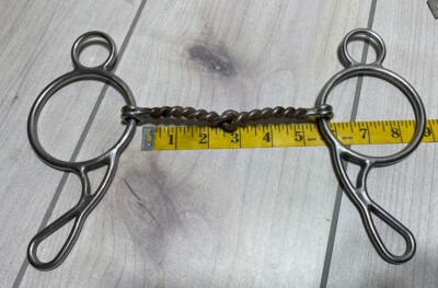 HORSE BIT - Wonder bit with twisted sweet iron mouth | eBay