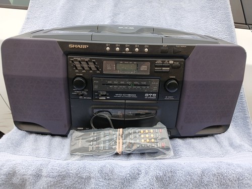 Sharp WQ-CH800 5 DISC CD CHANGER BOOM BOX (Tested/Working | eBay