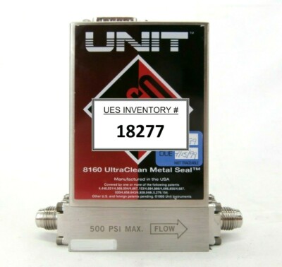 UNIT Instruments UFC-8160 Mass Flow Controller MFC 200 SCCM SF6 Working ...