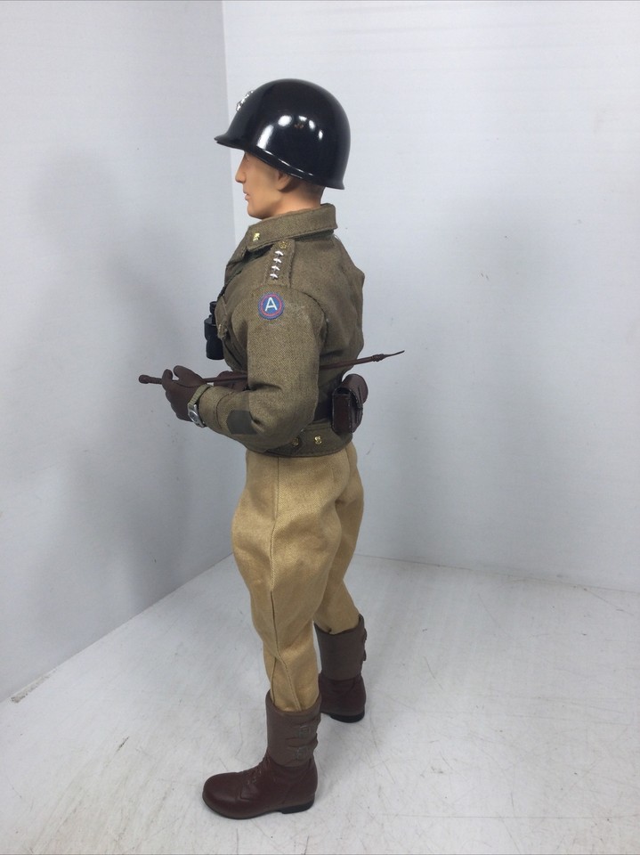 1/6 DRAGON WW2 US 3RD ARMY 4 STAR GENERAL GEORGE S. PATTON + COLT ...