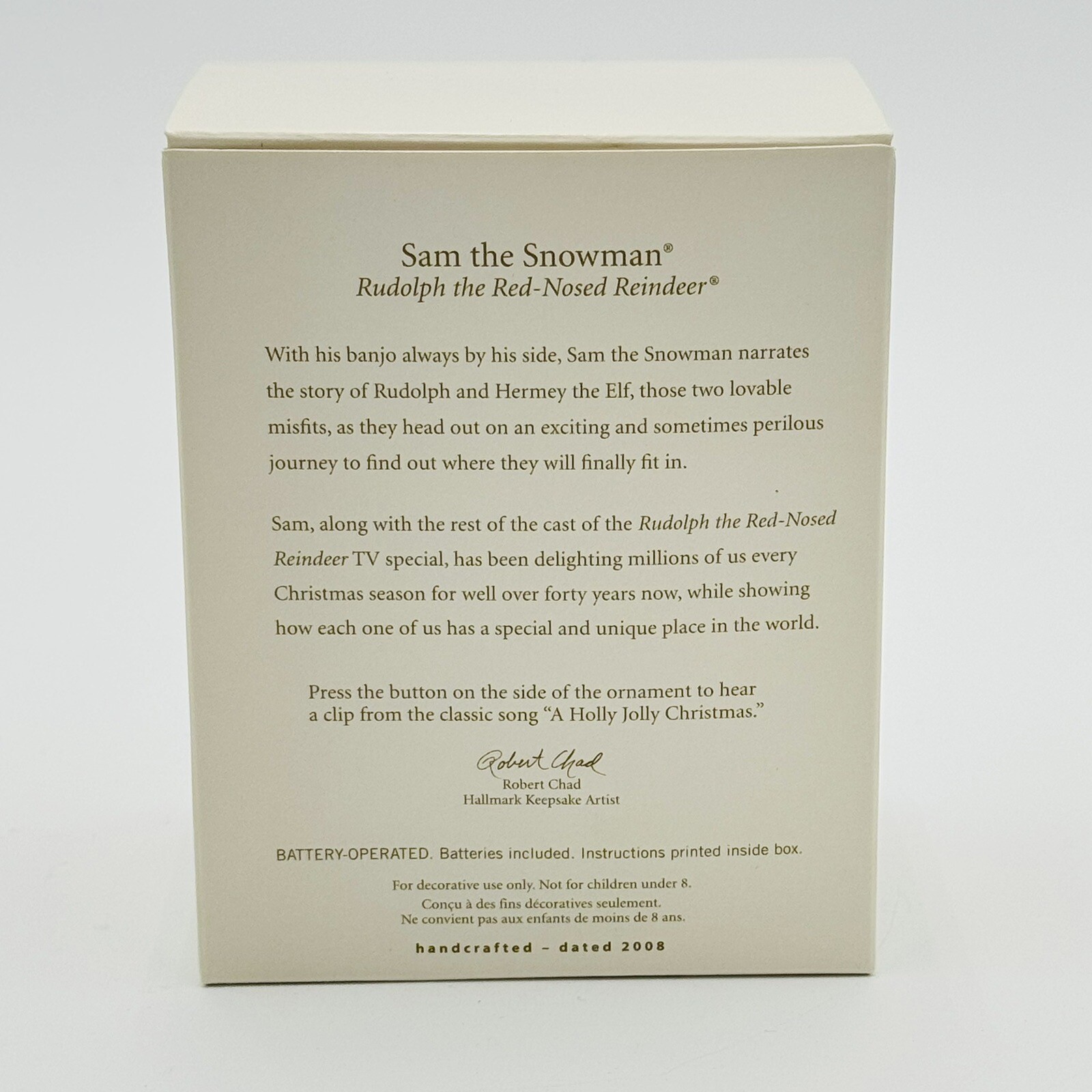Hallmark Rudolph The Red Nose Reindeer Sam The Snowman Christmas ...