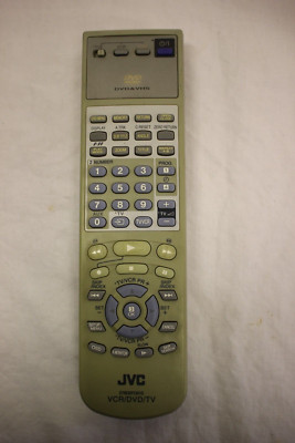 JVC 076D0FO010 REMOTE CONTROL FOR JVC HR-XVC1U DVD VHS TV GENUINE ...