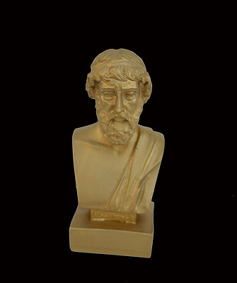Plato Platon Alabaster sculpture bust Ancient Greek philosopher bronze ...
