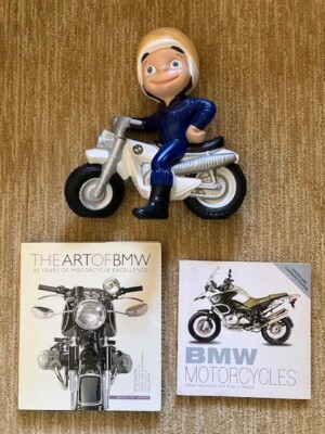 BMW Motorcycle Collection 2 books and Advertising figure | eBay