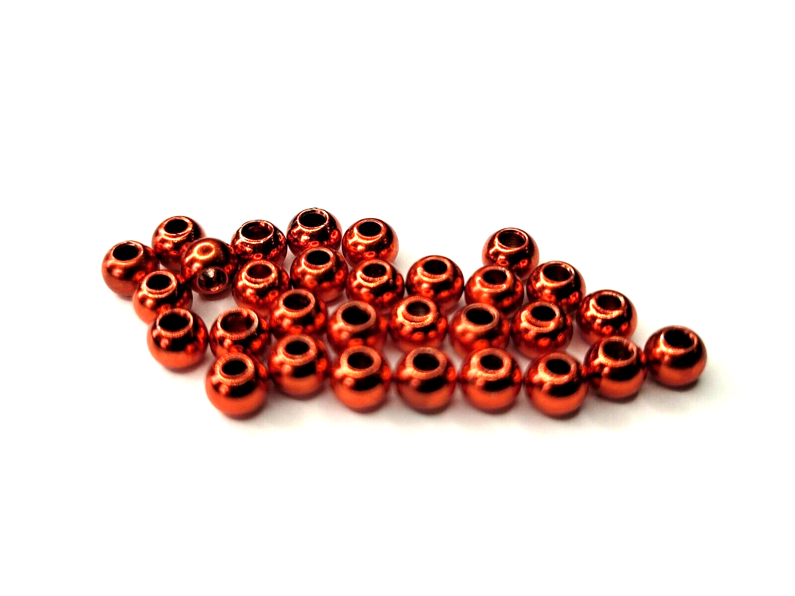 METALIC BRASS BEADS - Fly Tying Beads - Countersunk Bead - Nymph - 14 ...