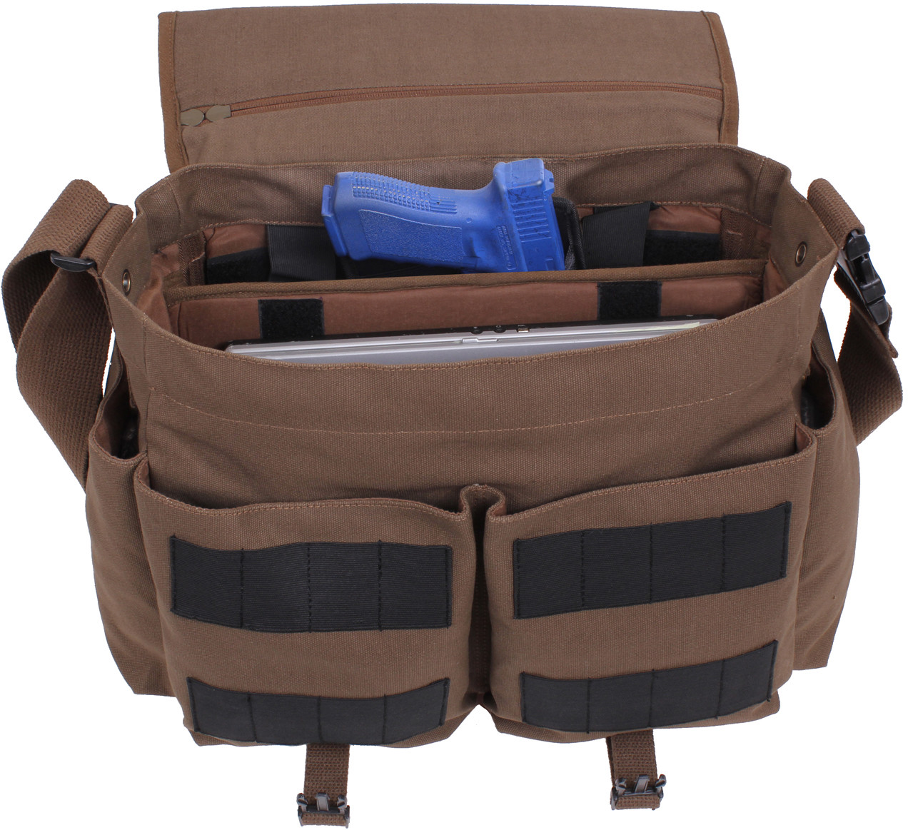 Concealed Carry Messenger Bag Tactical Discreet Gun Pistol Carry Bag ...