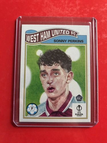 Topps Living Set Ucl Sonny Perkins Rookie West Ham United FC #453 Mint ...