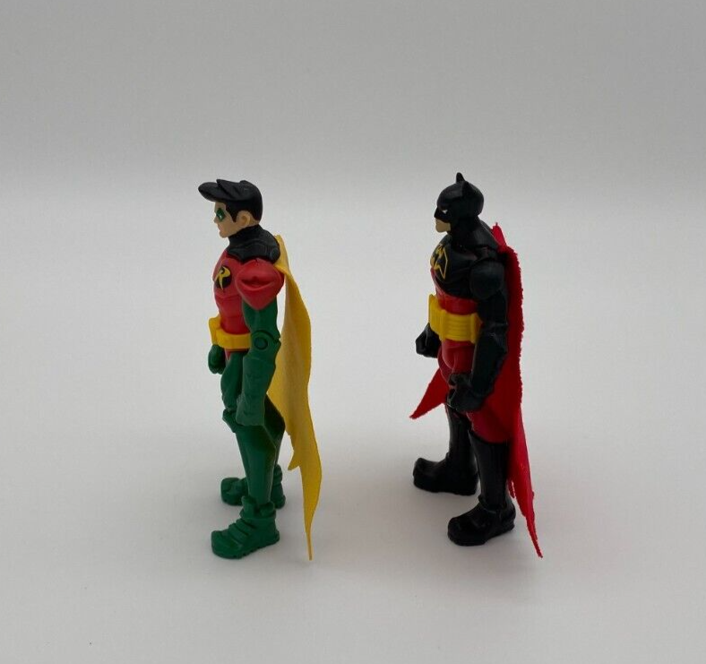 DC Comics Tech Glider Robin & Batman 4" Mattel 2013 Action Figures | eBay