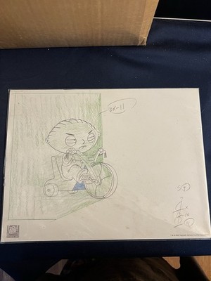 Family Guy STEWIE on TRICYCLE Lithograph Print With COA 12" x 9" | eBay