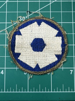 WWII US Army 6th Service Command Patch OD Border Uniform Removed | eBay
