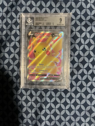 Pokémon TCG Pikachu V Vivid Voltage 170/185 Holo Full Art BGS 9 | eBay