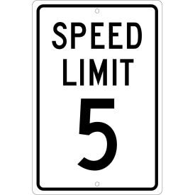 Aluminum Sign - Speed Limit 5 - .063"" Thick TM17H ACCUFORM ...