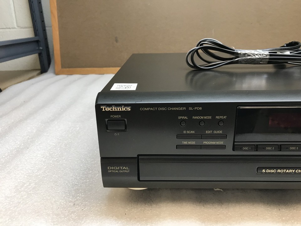Technics SL-PD8 5-Disc CD Changer Player Carousel MASH Audio - No ...