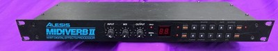 Alesis MIDIVERB II Rackmount Pro Audio 16-Bit Digital Effects Processor ...