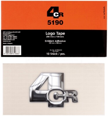 4CR Logo Tape 200 x 100 mm 10 Streifen 5190 | eBay.de
