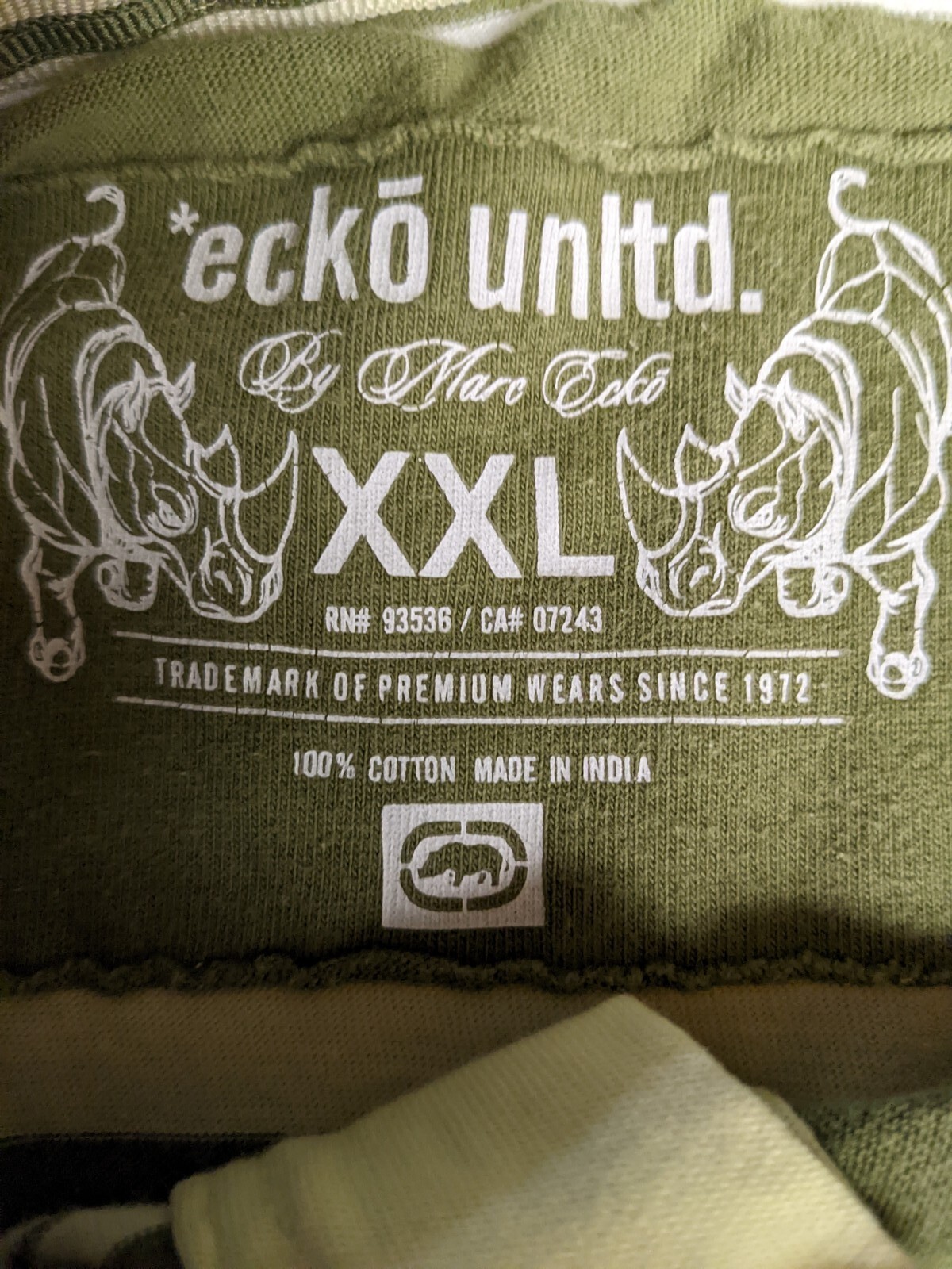 Vintage Ecko Unltd. Men's 2XL Striped Polo 90's Hip Hop Culture ...