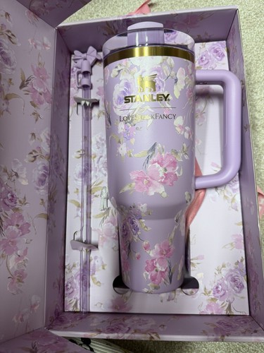 Happy Thoughts Purple LoveShackFancy Stanley Tumbler 40 Oz | eBay