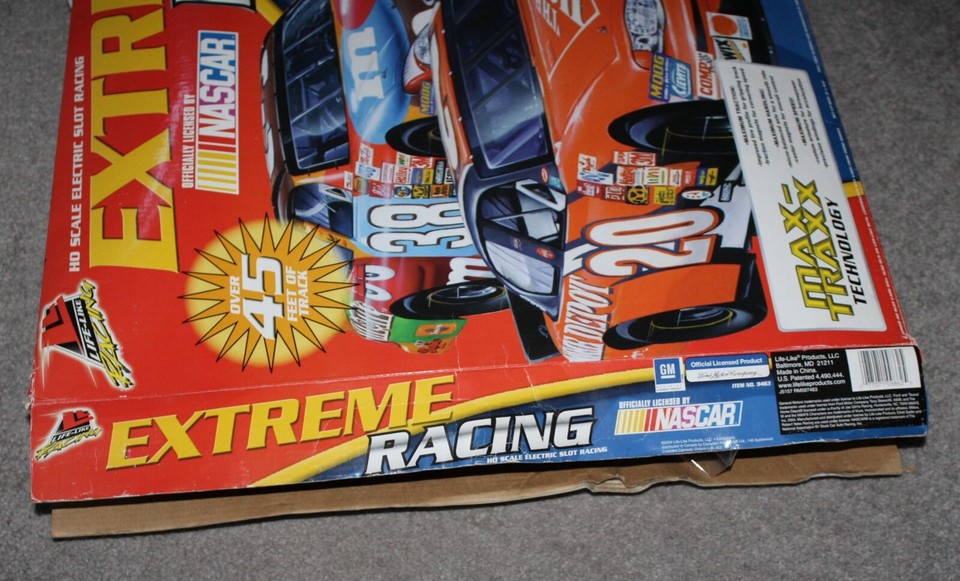 Life Like Slot Car Track Set Complete NASCAR Extreme Racing Tony ...