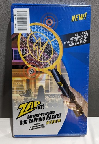 Zap It Bug Zapper Fly Zapper Racket Electric Fly Swatter Medium | eBay