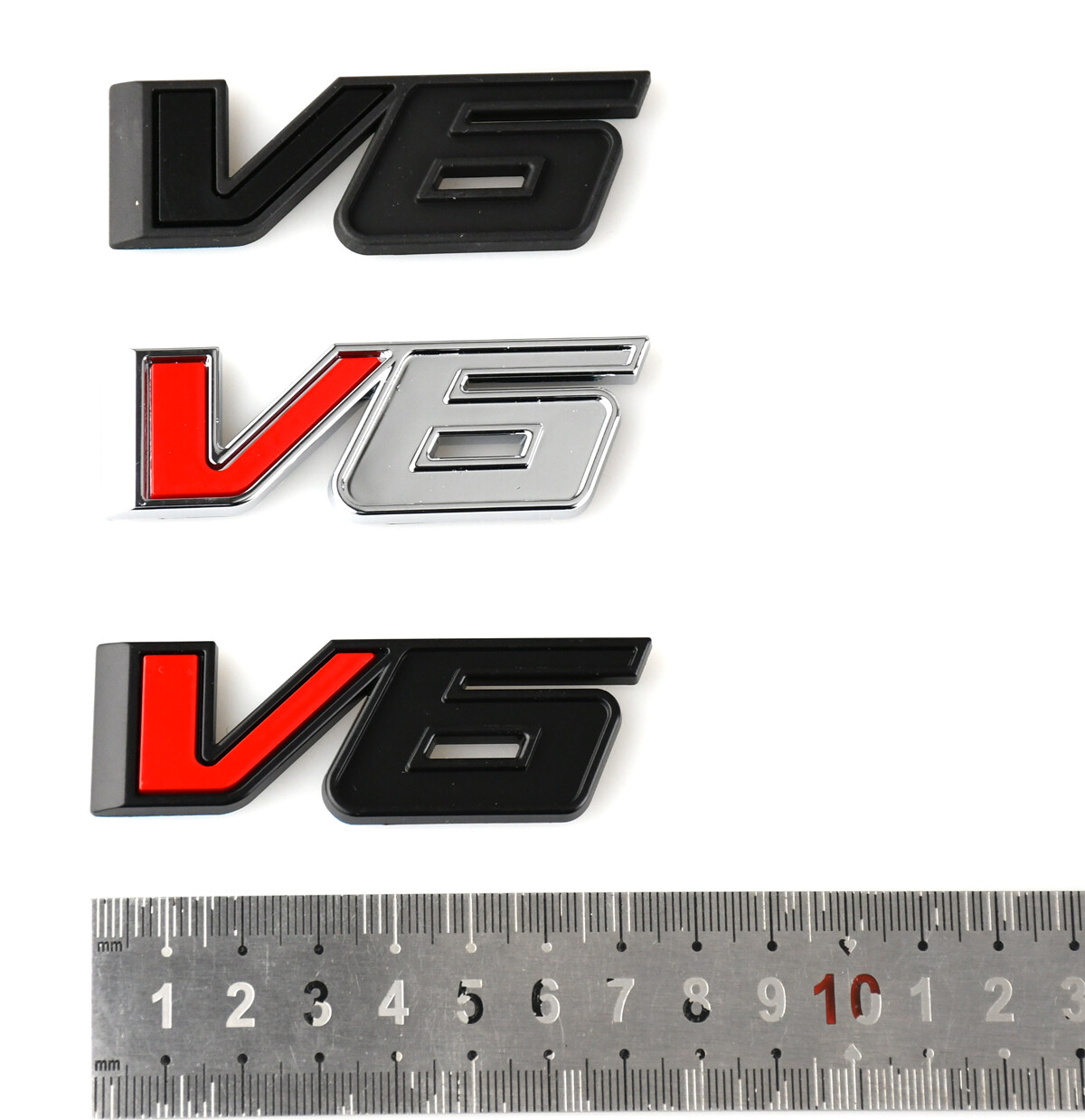 1x V6 Emblems 3D Decal Car Nameplate Sticker Badge for 17-21 Canyon ...
