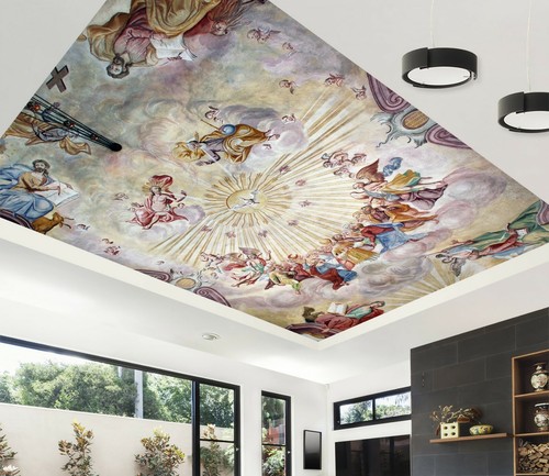 3D Religious A2748 Ceiling WallPaper Murals Wall Print Decal Deco AJ ...